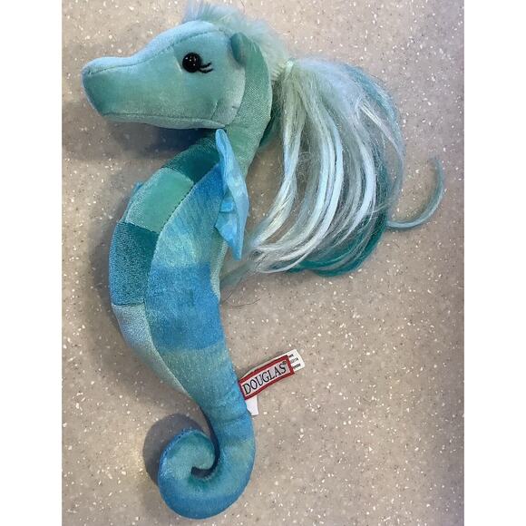 Douglas | Toys | Douglas Seahorse Plush Stuffed Animal Soft Toy Blue ...